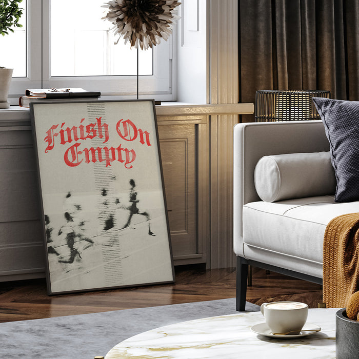 Finish On Empty | Running Poster – timms-store